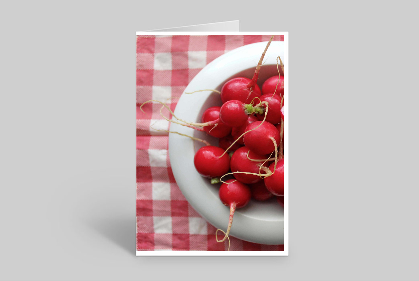 Rad Radish. Greeting Card with Original Food Photography Art - Food ...